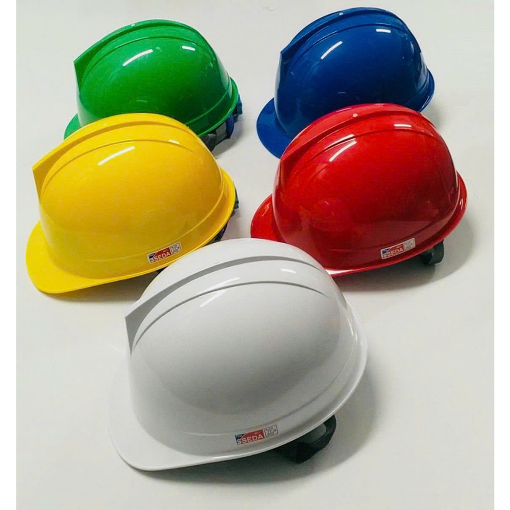 SSEDA Labor Safety Helmet with HPS4 ABS Plastic Foam Lining ...