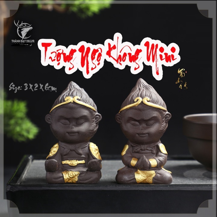 Mini Size 6cm Sun Wukong Statue, Ceramic Statue of Sun Wukong ...