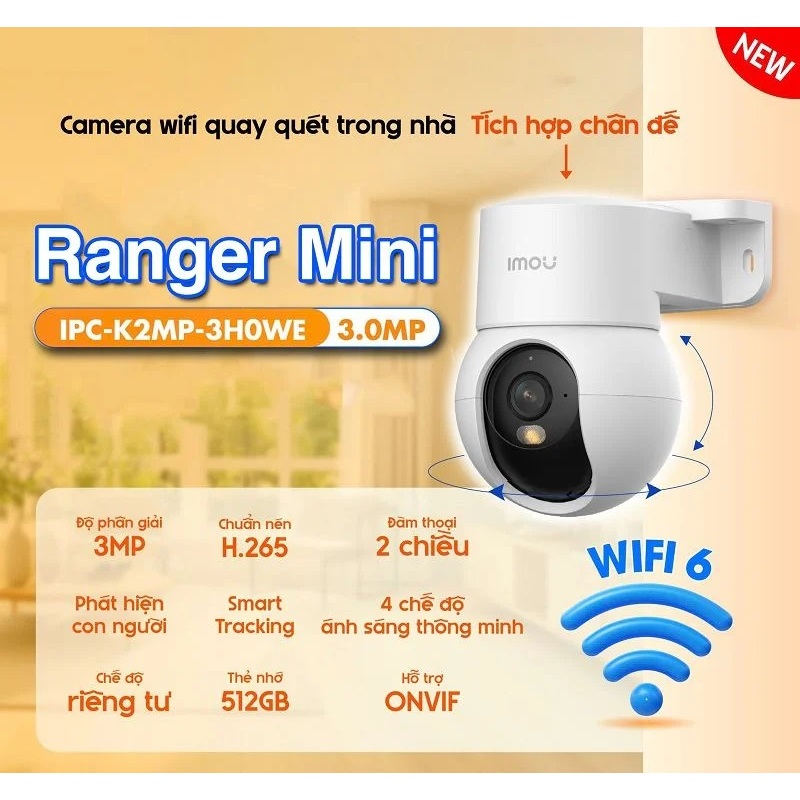 [NEW Model]imou Ranger Mini 3MP 5MP WIFI Camera - Indoor Camera with ...