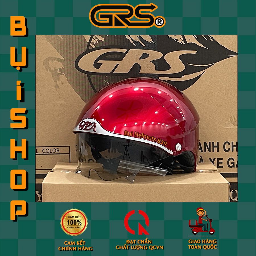 Gpa m139 (Grs) helmet with half-head windshield - Powder coated helmet ...