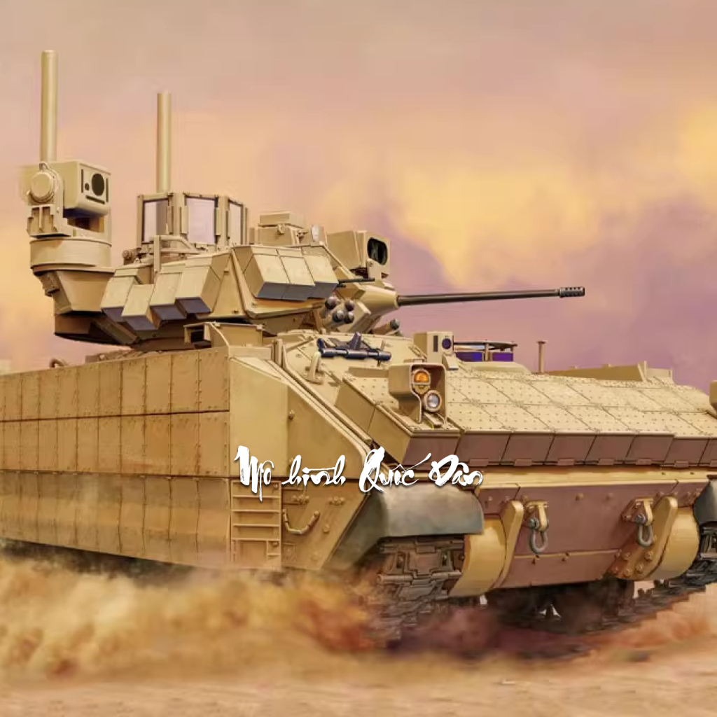 Military Model | M2a3 BRADLEY w/BUSK III infantry fighting model kit ...