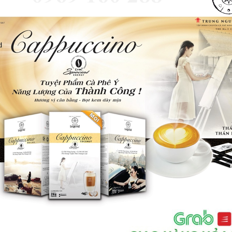Trung Nguyen Legend Cappuccino Instant Coffee Mocha/Hazenut/Coconut ...