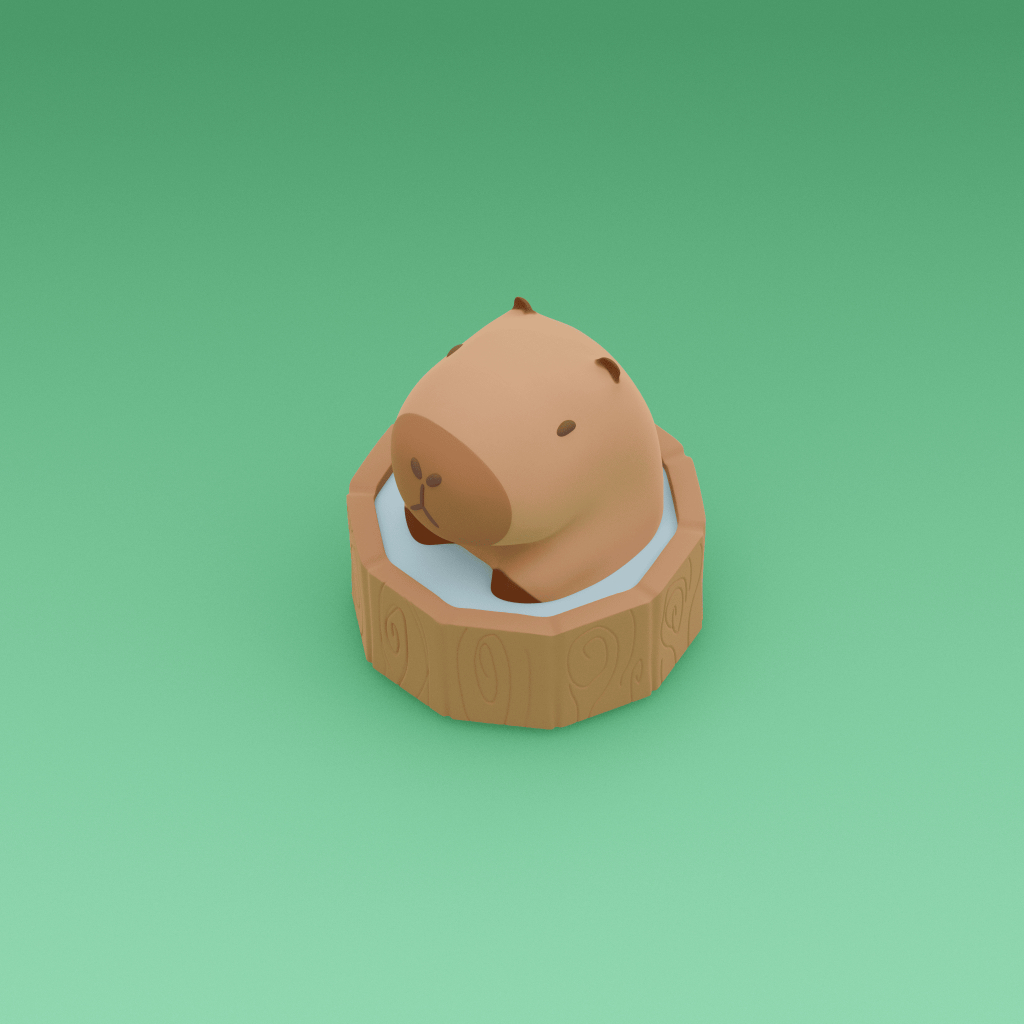 Capybara ARTISAN KEYCAP - CUTE CAPYBARA KEYBOARD BUTTON | Shopee Singapore