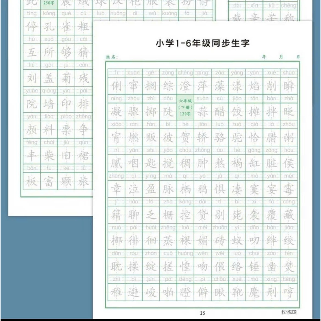Practice Writing 2500 Chinese characters from Hsk1-6 from basic to ...