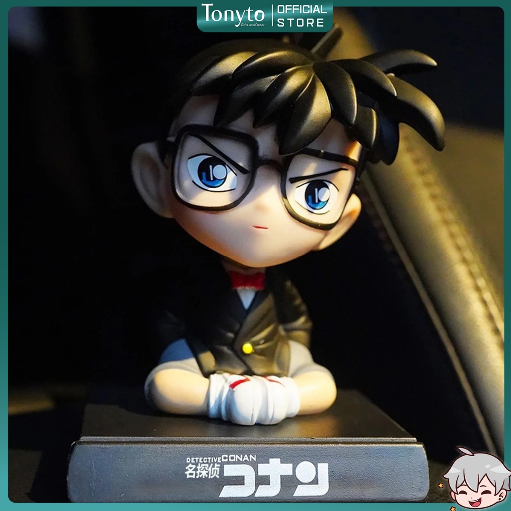 Super Cute Conan Chibi Shaking Head Model Fullbox | Shopee Singapore