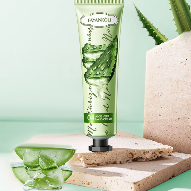 Hand cream with Aloe vera extract, completely natural, safe and benign ...
