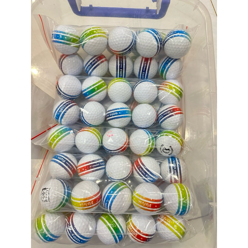 BEAUTIFUL VOLVIK LINE GOLF BALLS (10 BALLS) | Shopee Singapore