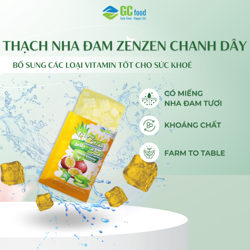 Zenzen aloe vera nutritional jelly with passion fruit flavor GC Food ...