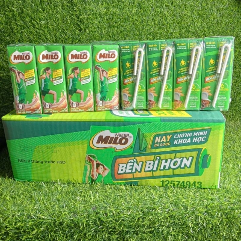 Milo milk barley drink - Box of 48 boxes x 180ml - Milo milk 180ml ...