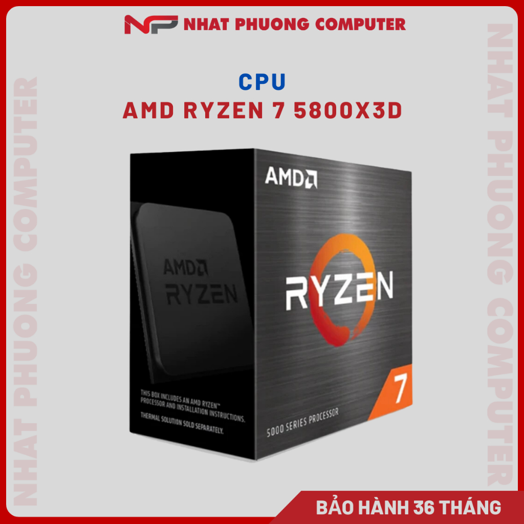 Genuine AMD Ryzen 7 5800X 5800X3D CPU Processor | Shopee Singapore