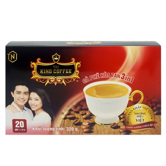 King Coffe 3in1 Instant Coffee Box of 20 packs | Shopee Singapore