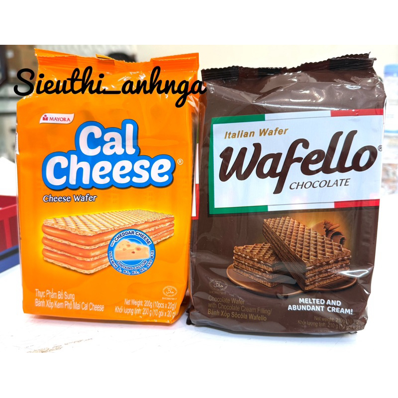 Wafello Cheese/Chocolate Sponge Cake (10 packs x 20g) | Shopee Singapore