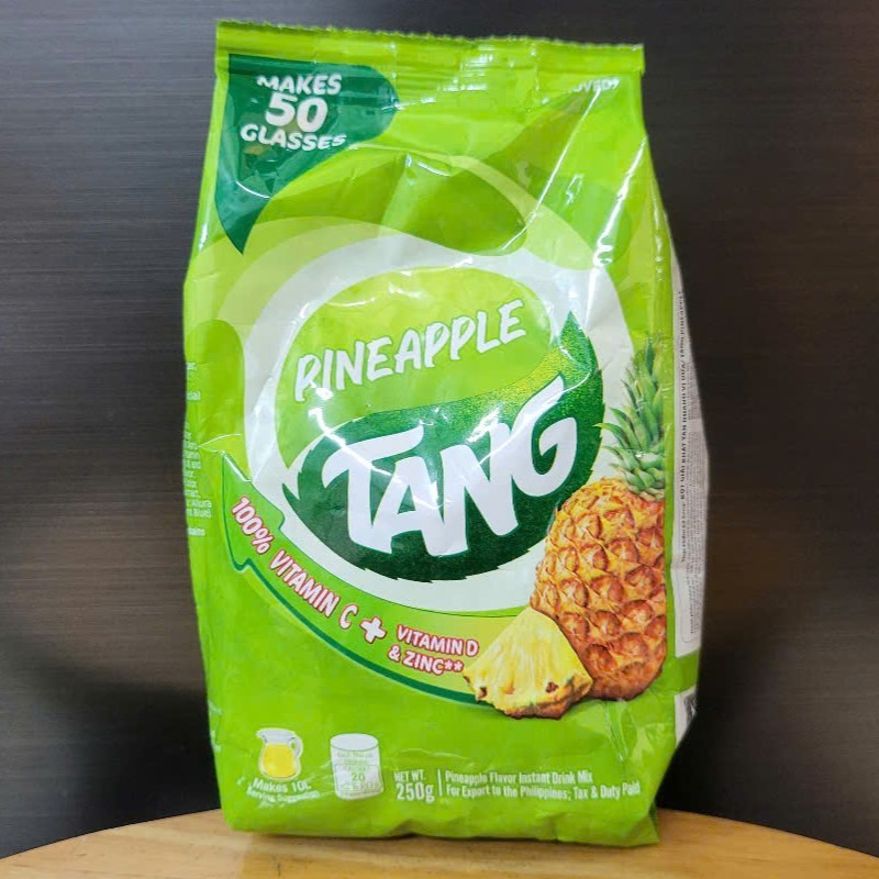 Tang - GREEN package 250g - Pineapple Orange Powder (HALAL) | Shopee ...