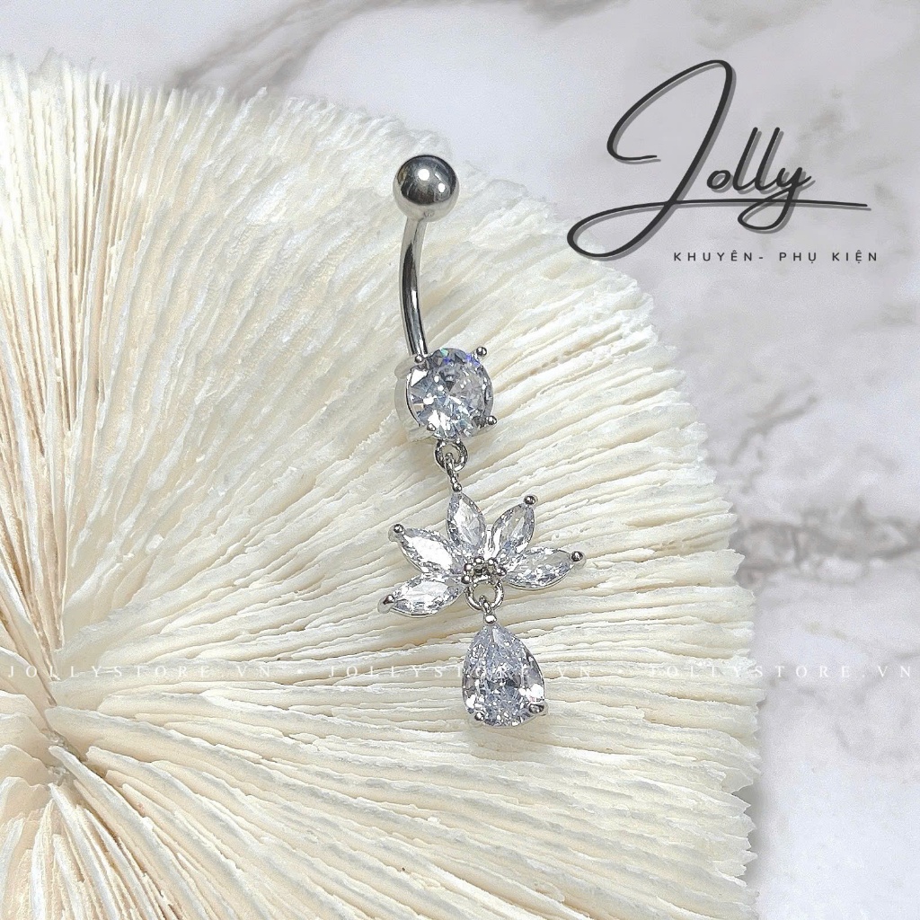 Jolly medical steel lotus navel piercing | Shopee Singapore Jolly medical steel lotus navel piercing | Shopee Singapore