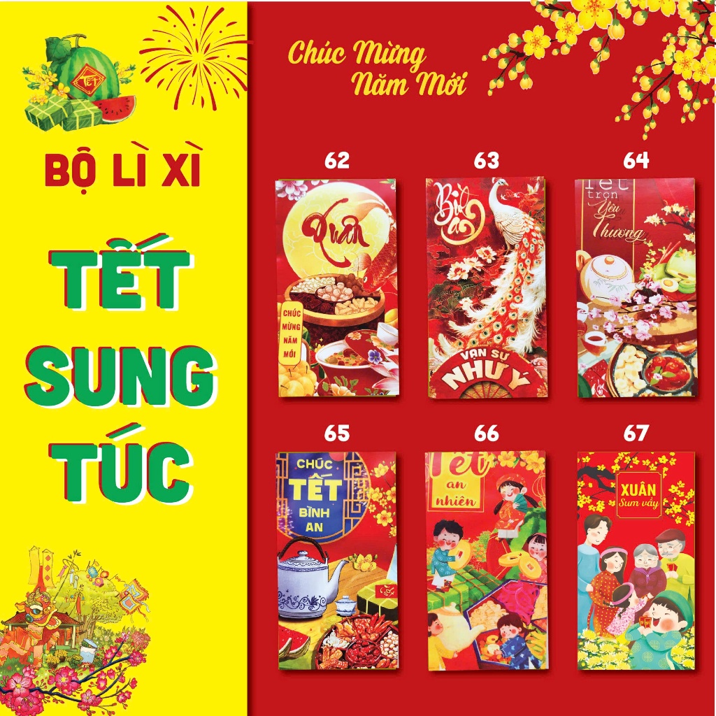 Combo of 100 Traditional Lucky Money CNY 2025 - Unique New Year 2025 ...