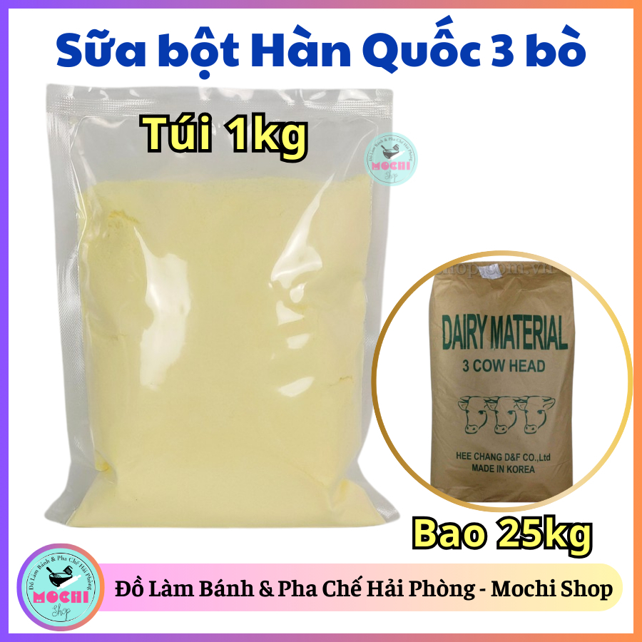 3 Cow Head Korean confectionery powder milk 1kg (retail) | Shopee Singapore