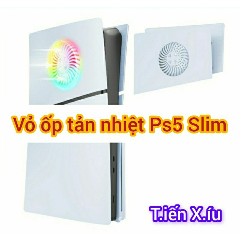 Ps5 Slim Plate cooling cover set with ventilation holes fan cooling ...