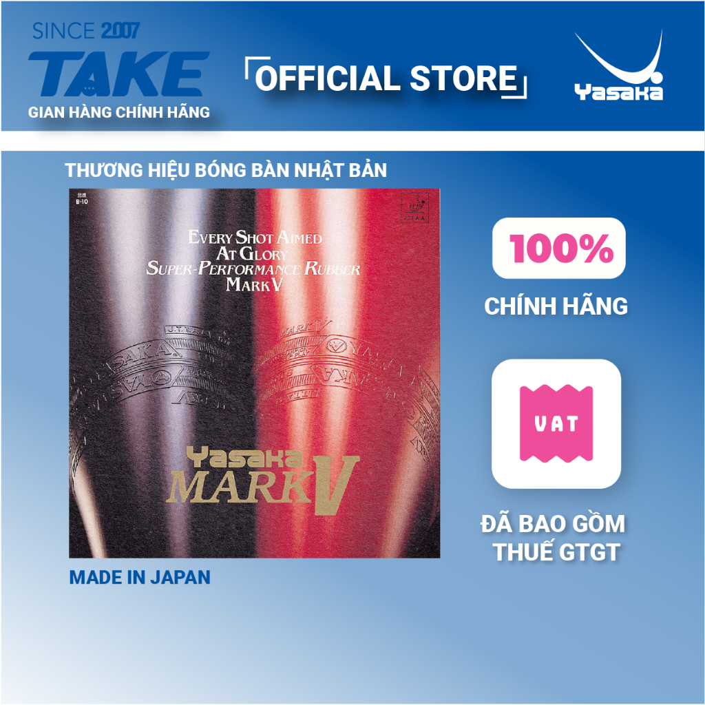 Genuine Yasaka MARK V Table Tennis Racket MADE IN JAPAN | Shopee Singapore