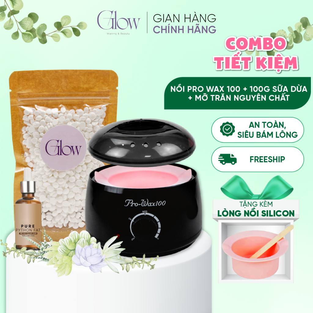 New Generation Prowax100 Wax Cooking Pot Combo GLOW WAXING + 100Gr ...