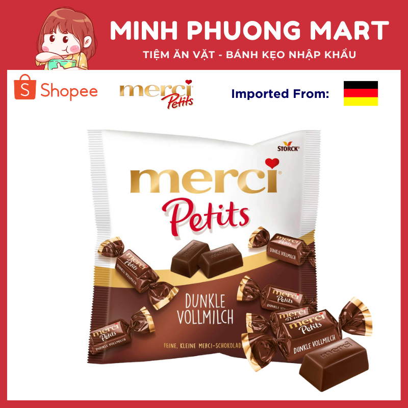 Merci Dark Whole Milk Chocolate Candy 125g | Shopee Singapore