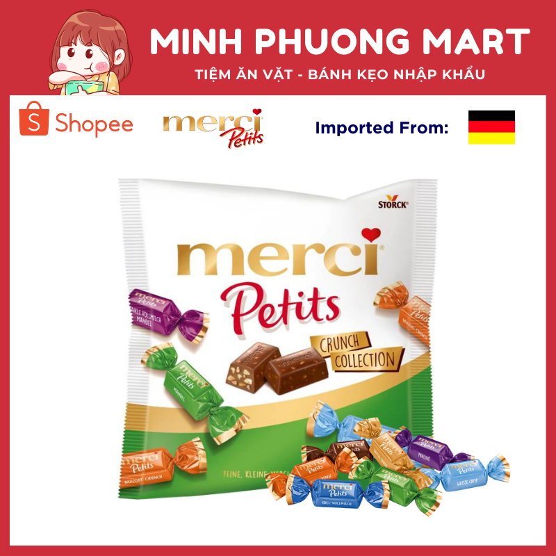 Merci Chocolate Candy with Almond Cream 125g | Shopee Singapore