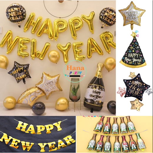 Decorative Balloons HAPPY LetterCNY CNY HAPPY NEW YEAR 2025 Collection ...