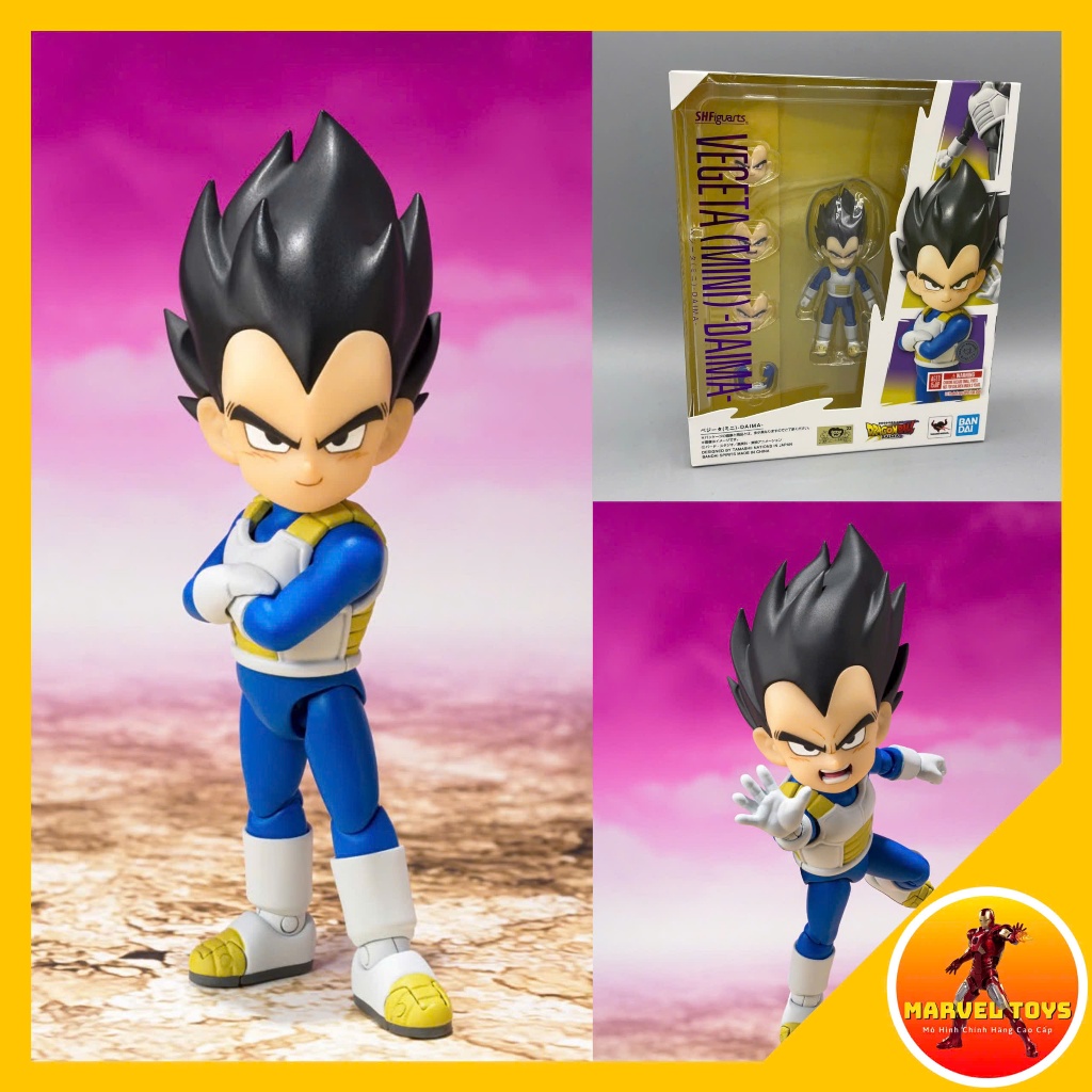 Genuine Bandai SHF SHFiguarts Vegeta Mini Dragon Ball Daima Jointed ...
