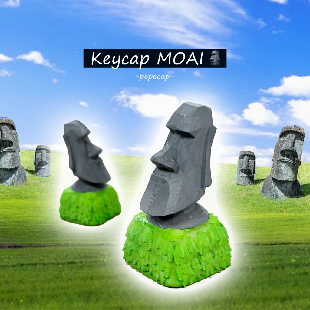 Moai Keycap - Easter Island Moai Statue - Pepecap exclusive meme keyboard button | Shopee Singapore