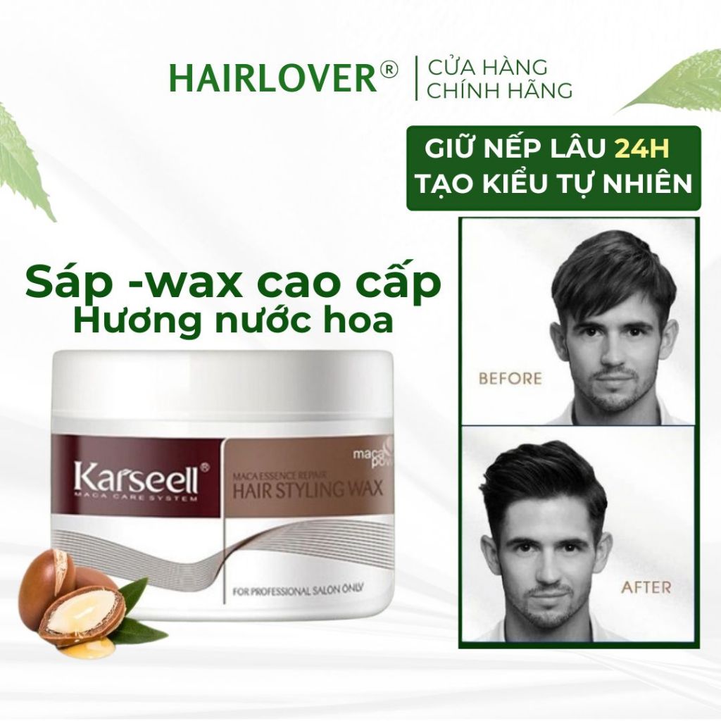 Soft and fragrant men's hair wax, men's hair wax with premium salon ...