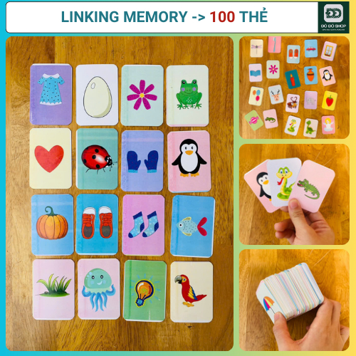 Linking Memory Shichida flashcard set - smart learning cards | Shopee ...