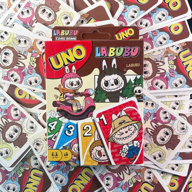 Uno cards come in a variety of genres such as labubu, blackpink ...