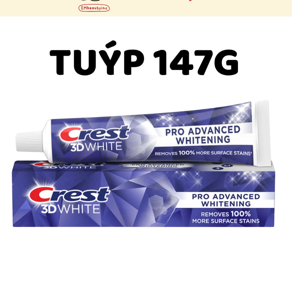 Crest 3D Pro Advanced Whitening Toothpaste 147g (NEW MODEL) | Shopee Singapore