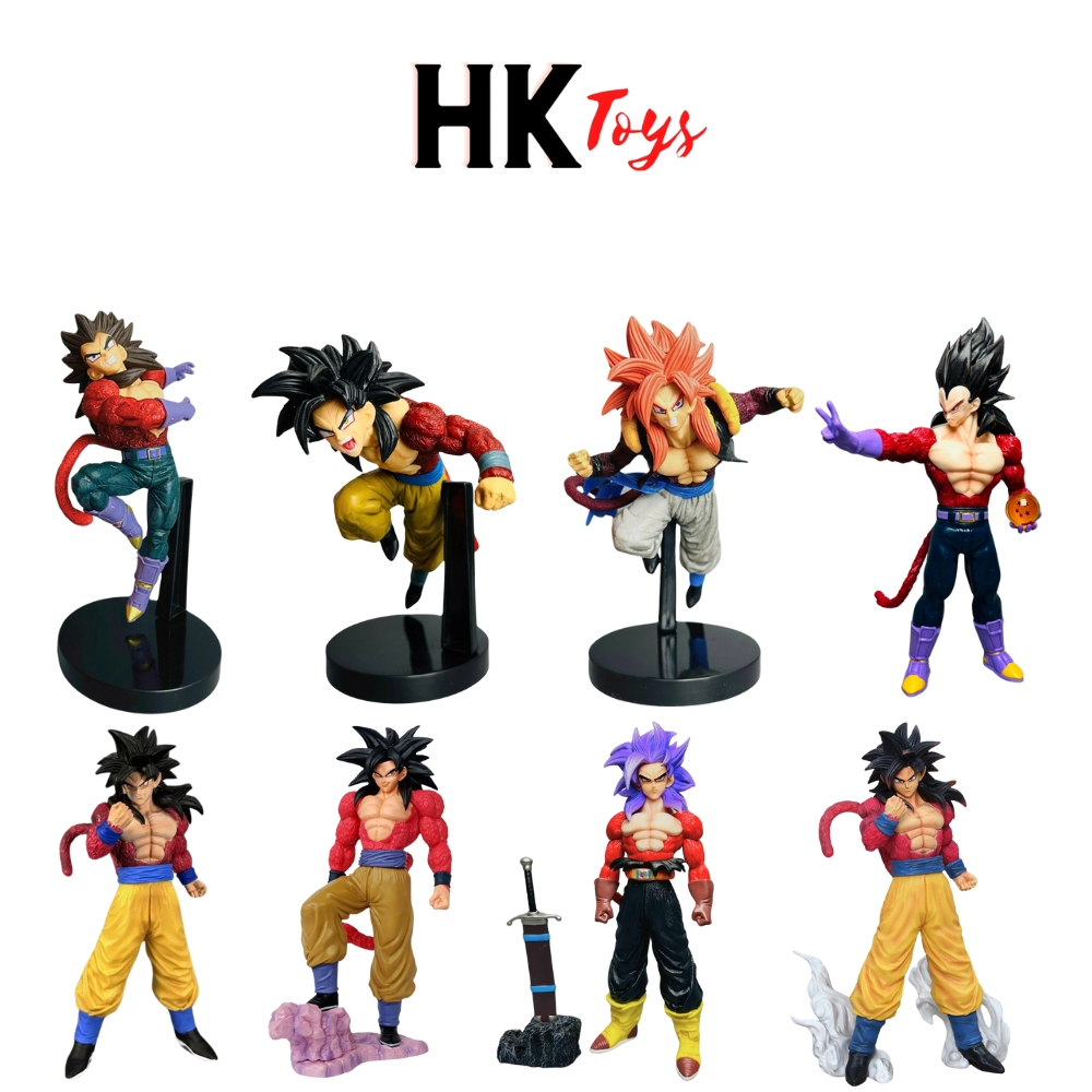 Dragon Ball Model - Vegeta SSJ4, Goku SSJ4, Trunk SSJ4 Model - FIgure ...