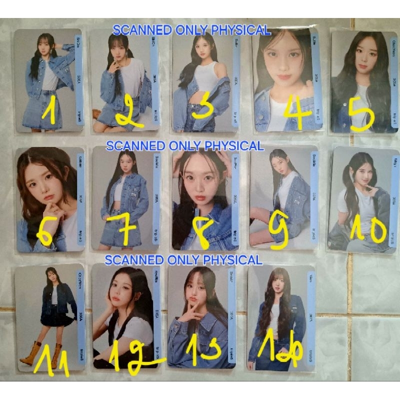 OBJEKT CARD HAS SCAN TRIPLES MAYU HYERIN JIYEON JIWOO KOTONE LYNN ...