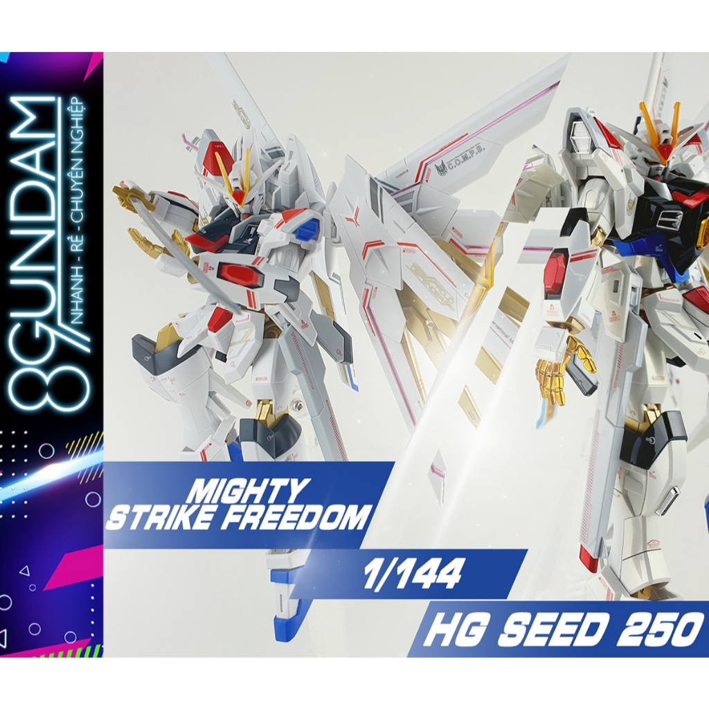 HG 250 Mighty Strike Freedom Fighter Assembly Model (with base + water ...