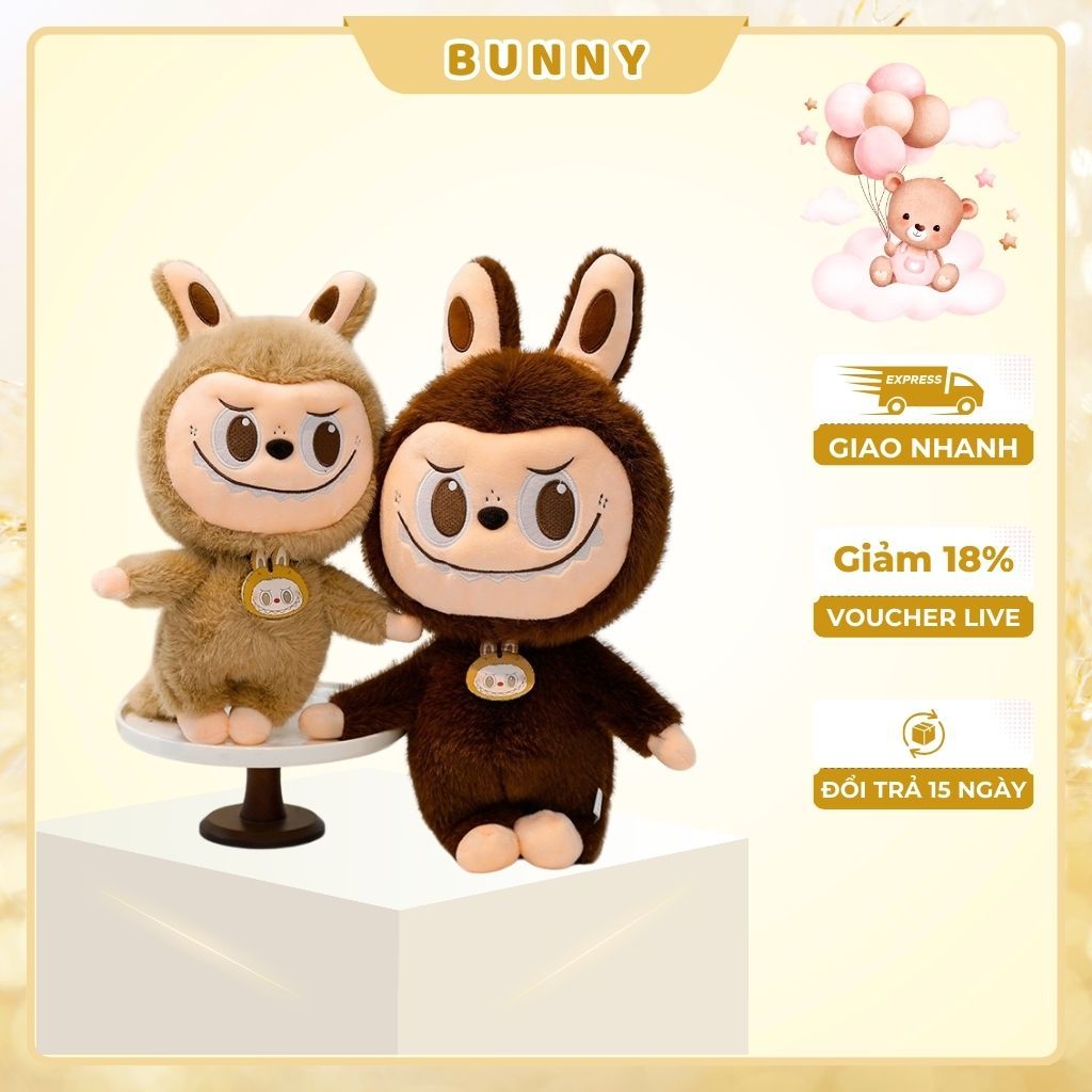 Labubu doll, labubu teddy bear from mini to size to BUNNY | Shopee ...