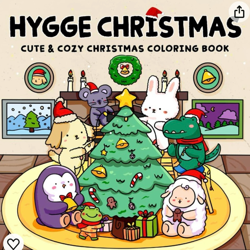 Hygge Christmas (180gsm thick paper, with color test box) - Set of 40 ...