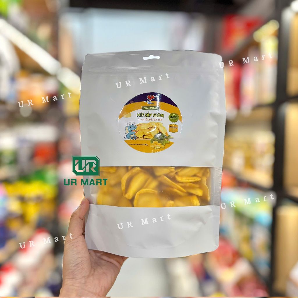 Natural Cripsy Dried Jackfruit Natural Crispy Dried Jackfruit Box 150g ...