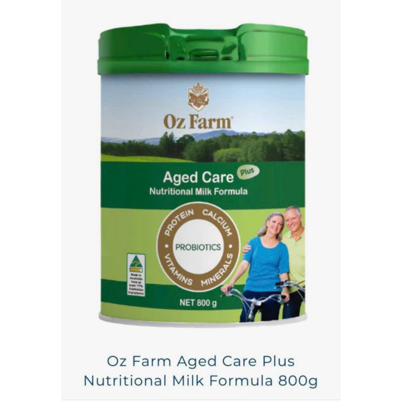 Oz Farm Aged Care Plus Nutritional Milk for the elderly 800g box | Shopee Singapore
