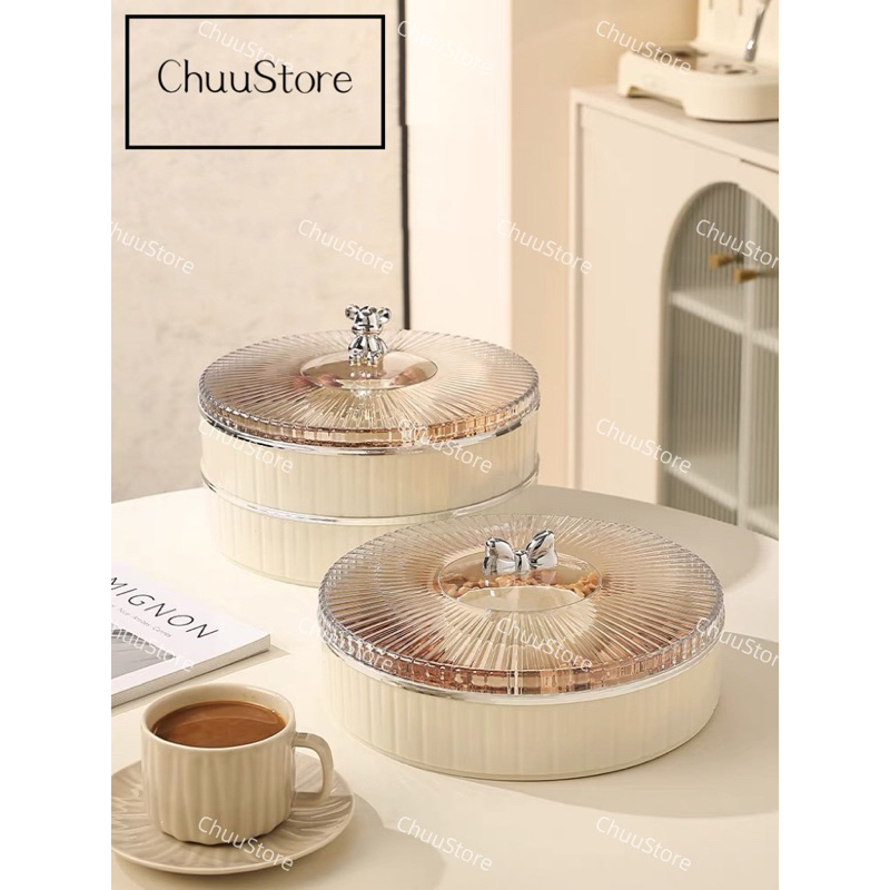 CNY Jam tray with plastic compartment with lid for candies, jam, jam ...