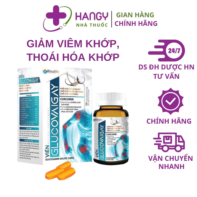 Gluco VAIGAY pills supplement glucosamine, help relieve joint pain ...