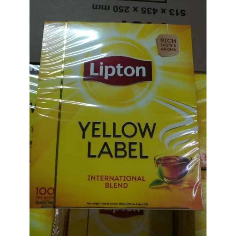 Lipton tea bags 100 packs of 200g | Shopee Singapore