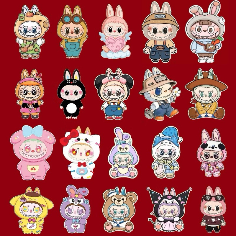2025 Chibi Red Envelopes, Cute Chibi Labubu Capybara Kuromi | Shopee ...
