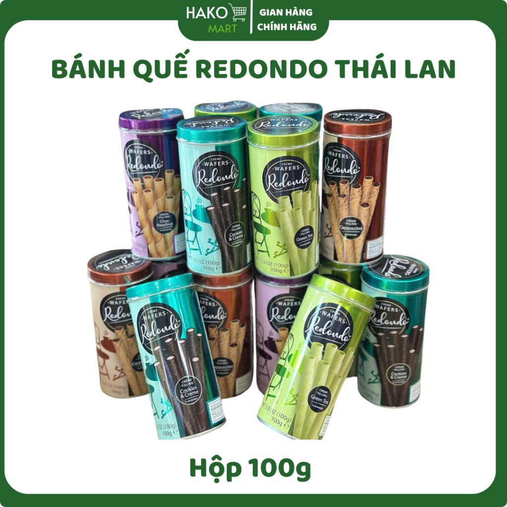 Thai Redondo Waffles Tin Box 100G | Shopee Singapore