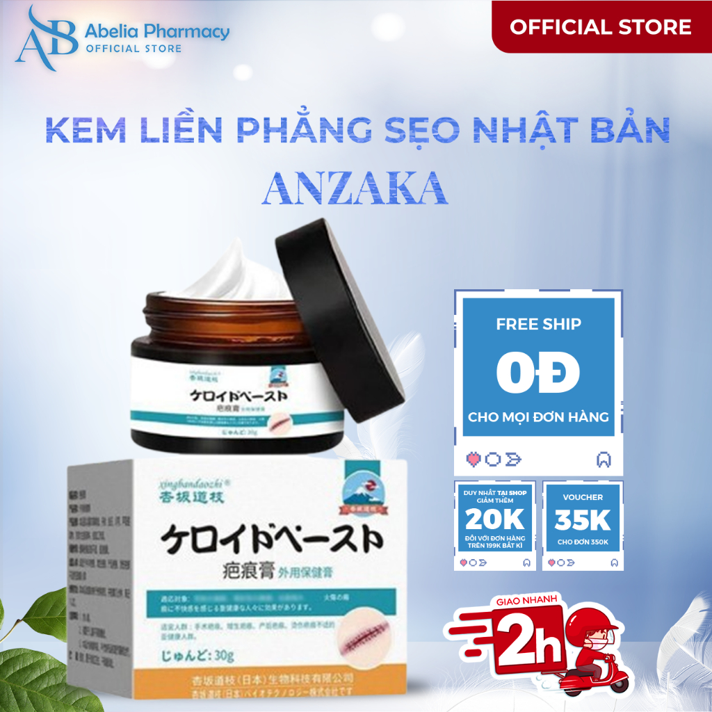 Japanese ANZAKA Scar Straightening Cream - ANZAKA Scar Reduction Cream ...