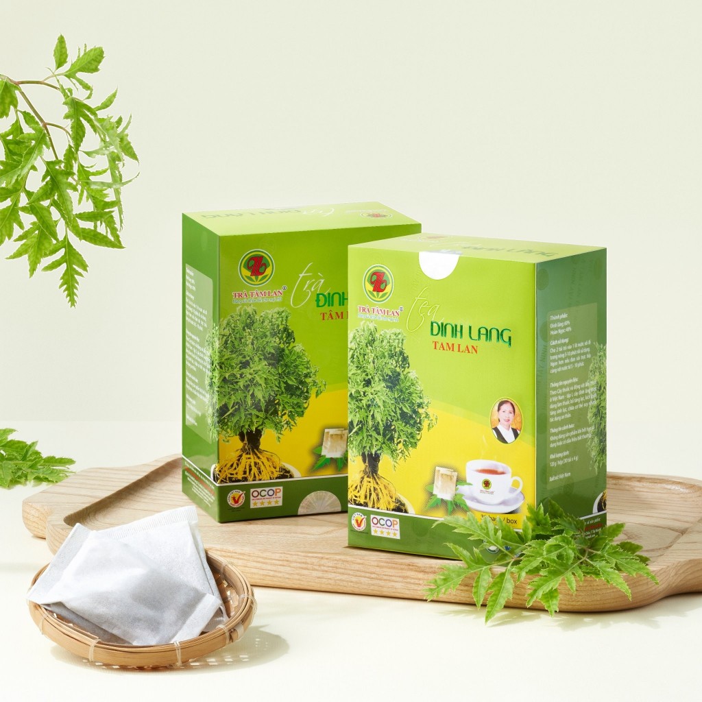 Dinh Lang tea bags - Tay Ninh Tam Lan Tea (box of 30 packs) supports ...