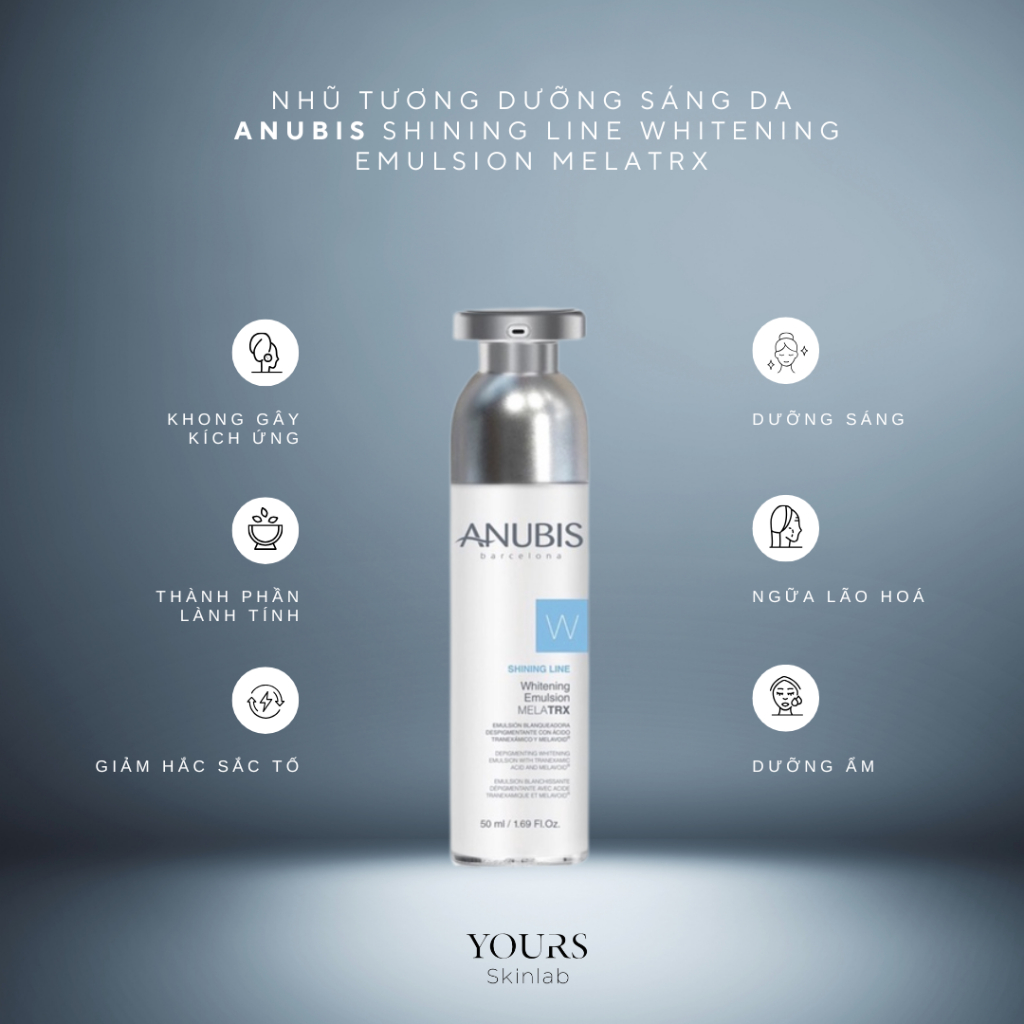 Anubis Shining Line Whitening Emulsion MelaTRX | Shopee Singapore