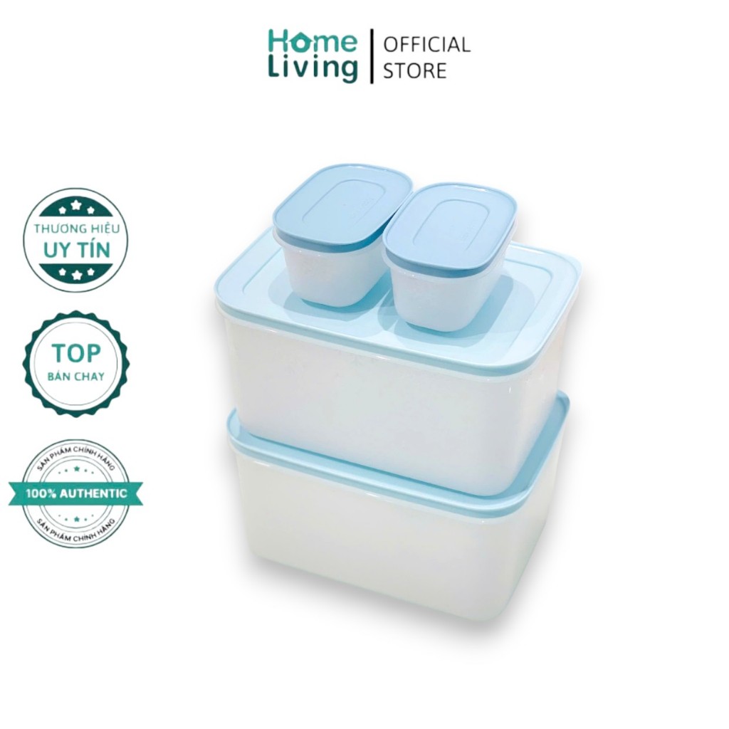 Tupperware Freezer Box Set 2.5 Liter Box and 170ml Flexible Freezer Box ...