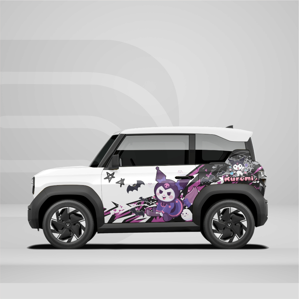 Vf3 car Sticker - Kuromi car Decal | Shopee Singapore