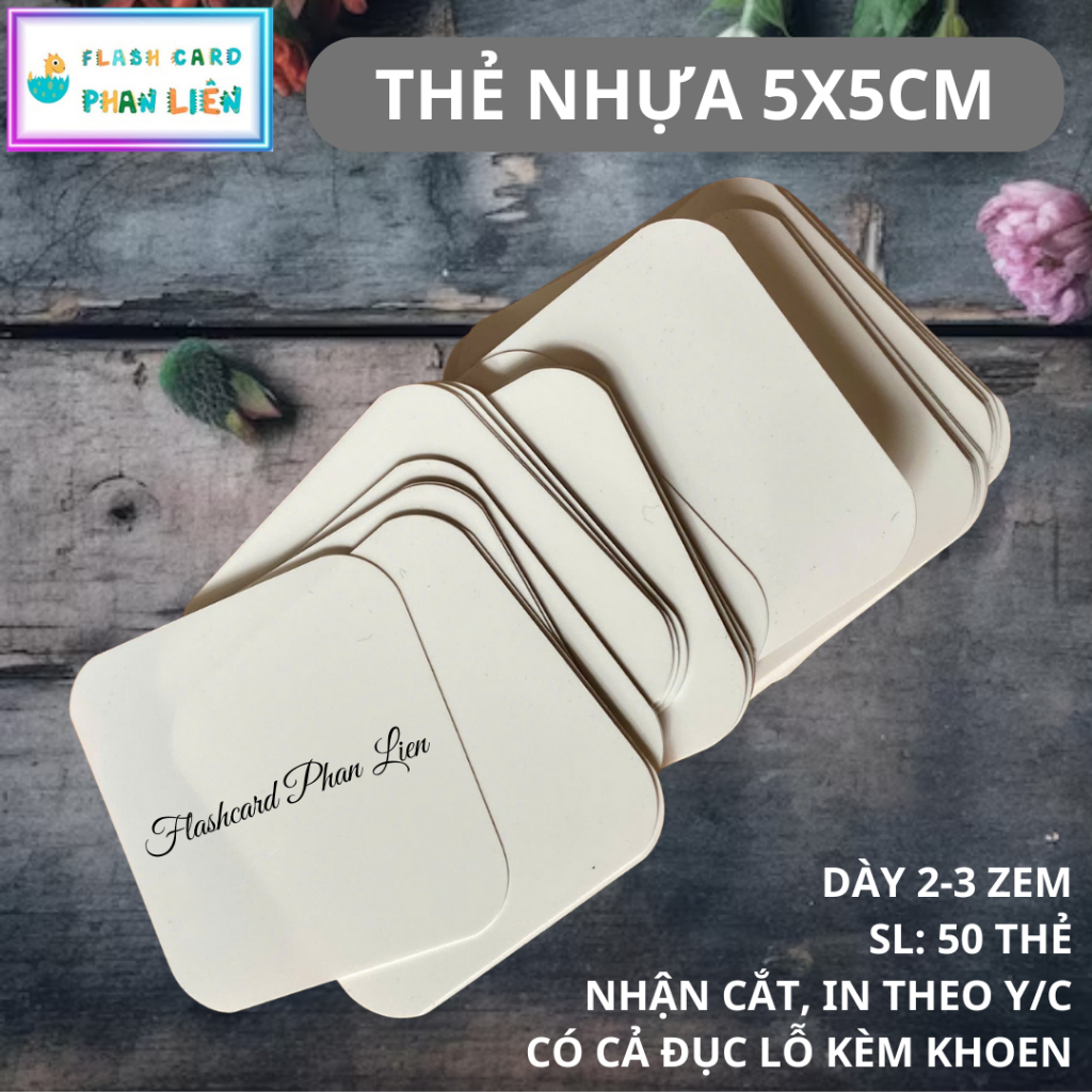 Reusable 1000 times - 50 plastic flashcards for learning English vocabulary 5x5cm | Shopee Singapore